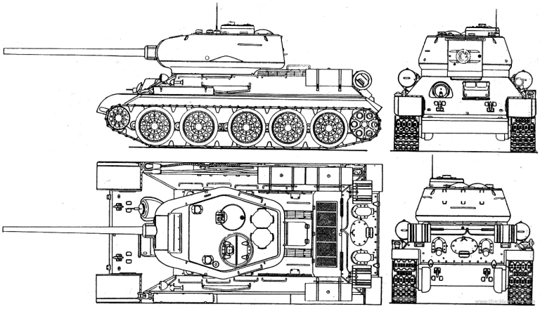 T-34-85 Soviet Medium Tank - Real History Online